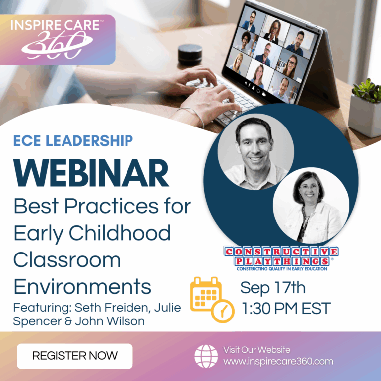 ECE Webinars - Early Childhood Education Webinars - Inspire Care 360